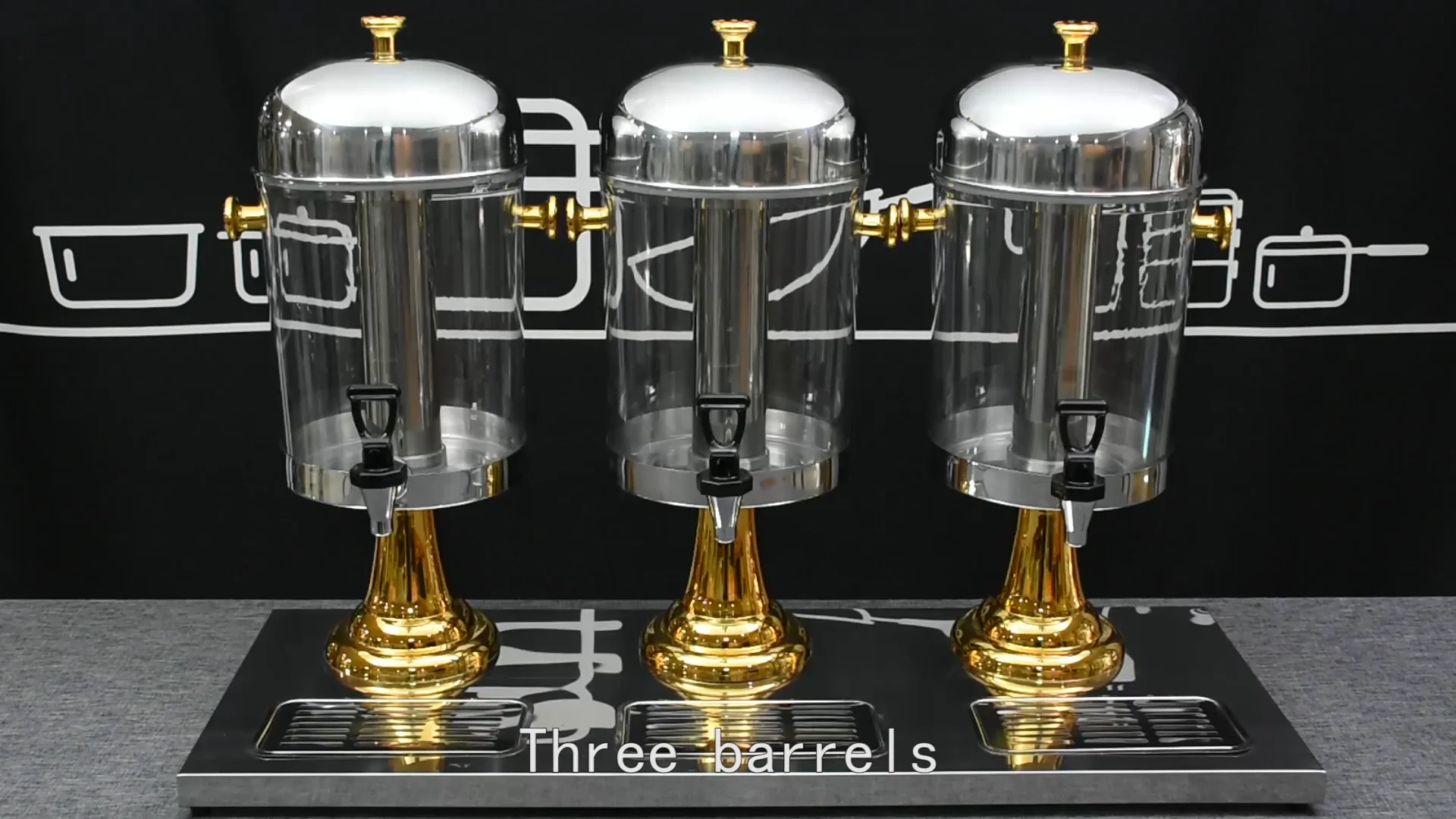 High Quality Hotel Restaurant 8/16/24l Stainless Steel Beverage Juicer ...