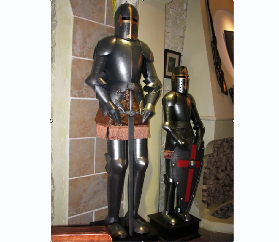 Armor Full Size And Fully Wearable Knights Templar Medieval Suit Of ...