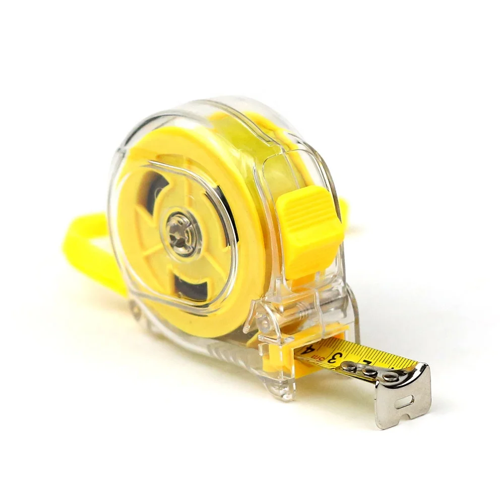High Quality Custom Measuring Tape Measure with Transparent Shell Body Coat