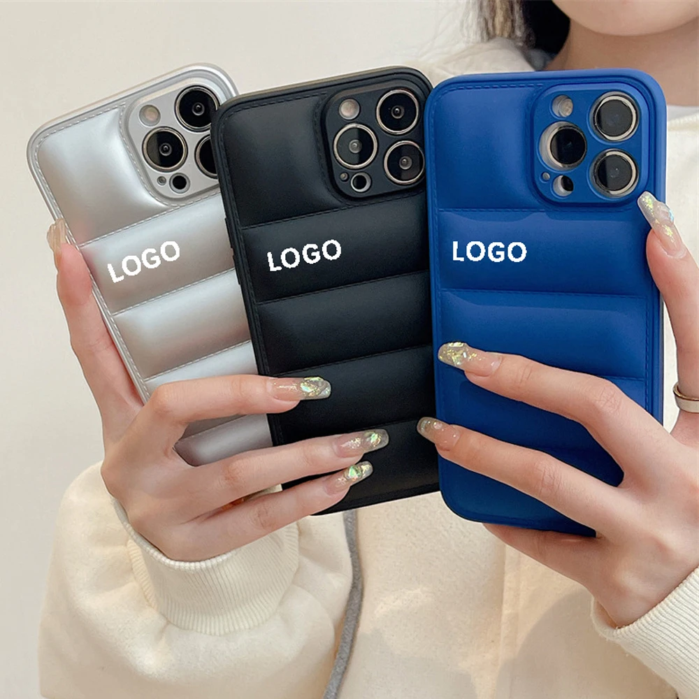 Elegant Luxury Design Soft Tpu 3d Protective Shockproof Puffer Jacket ...