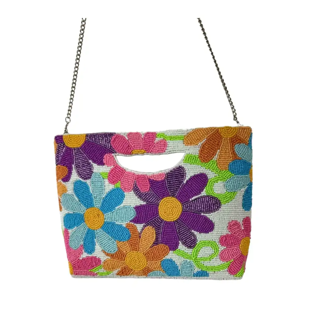 Best Indian 2024 Beaded Jute Latest Design Women Handbag Purse ...