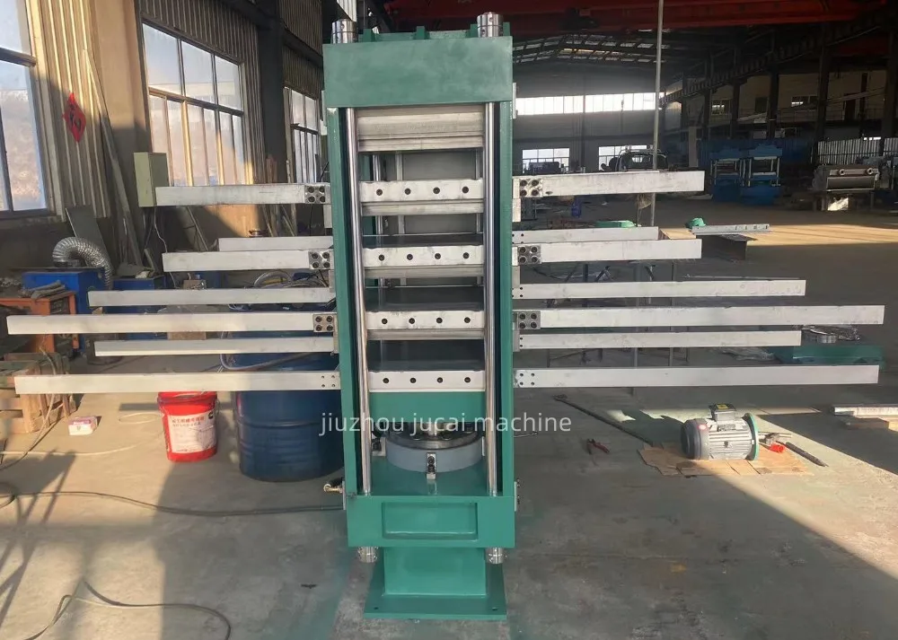 Interlocking Rubber Tiles & Flooring Mat Compression Press Machine ...