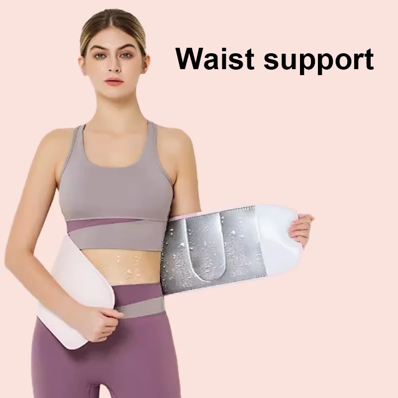 Sweat Weight Loss Waist Belt Stomach Fat Burner Lumbar Support Waist ...