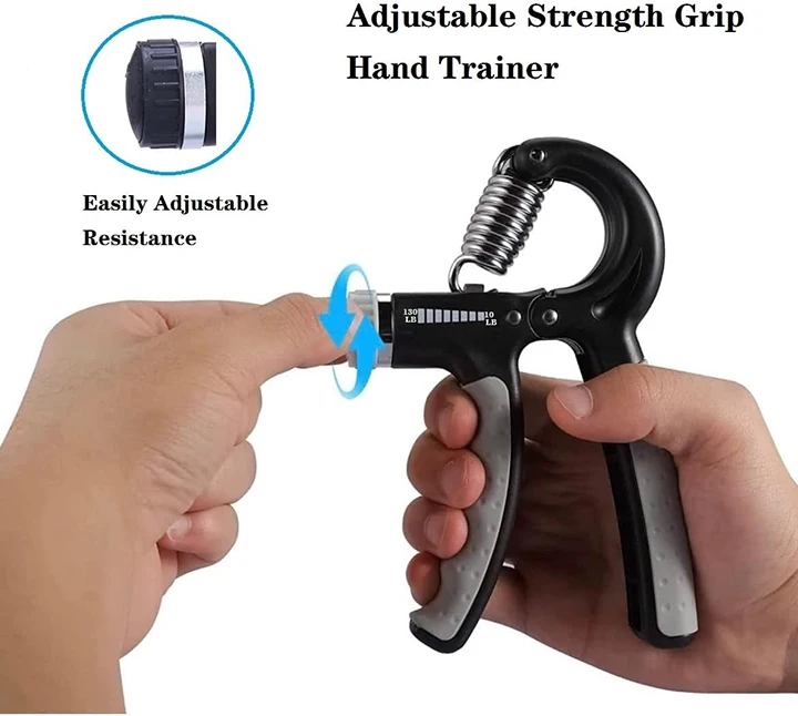 Hot Sells Adjustable Counting Gripper Gym Fitness Power Strength Hand ...
