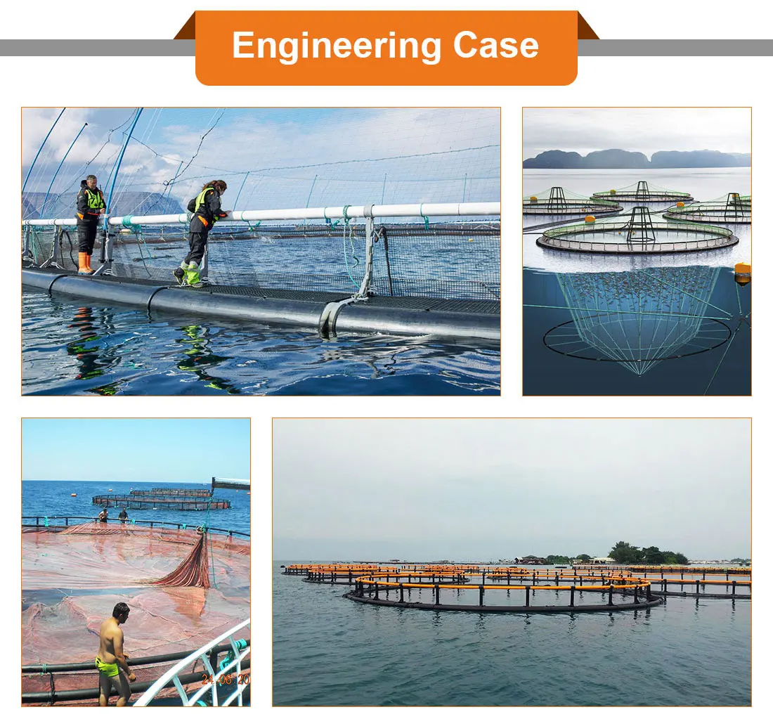 Deep Sea Offshore Cages Fish Farm HDPE Floating Aquaculture