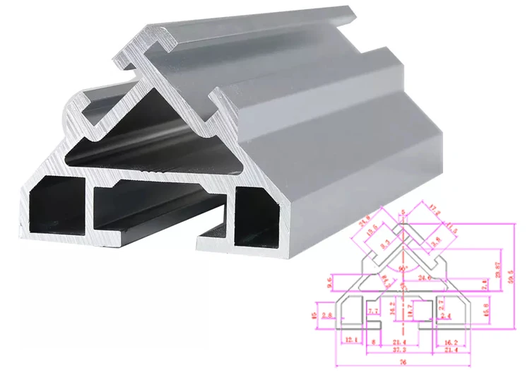 Custom 6061 6082 6063 Aluminum Extrusions - Precision & Quality