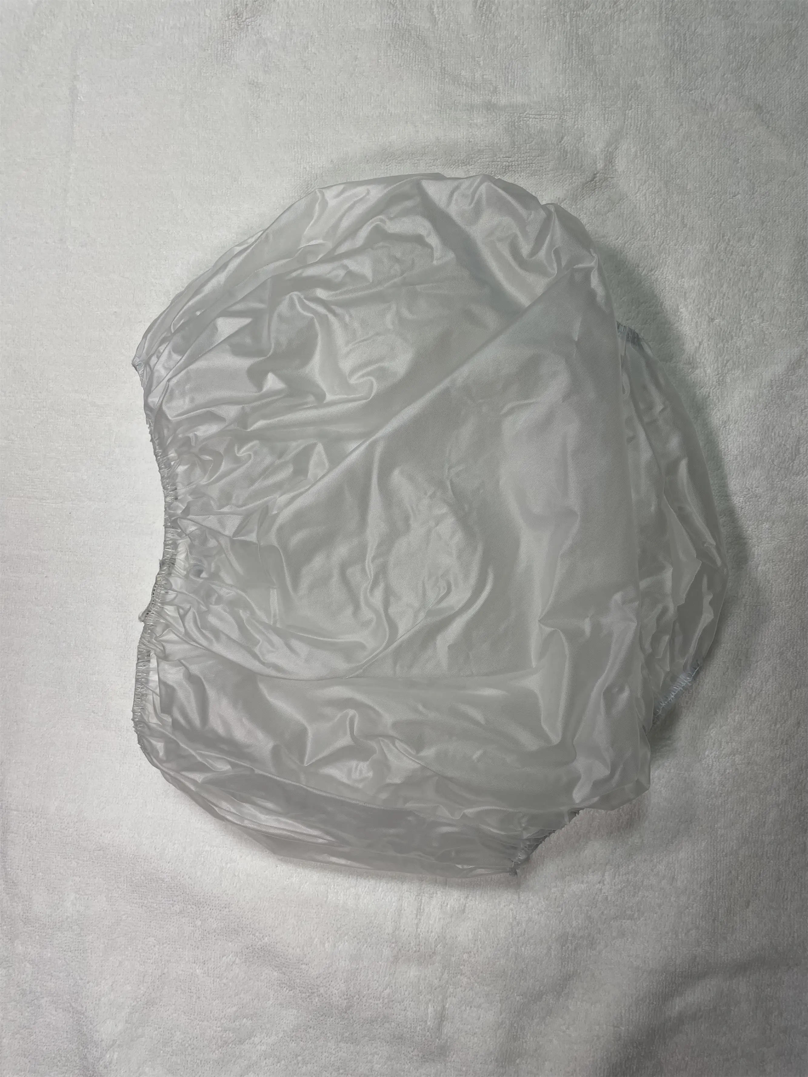 Adult Waterproof Pants - Milky White Plastic Incontinence Pants with ...