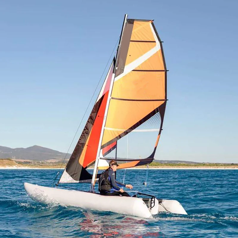 Inflatable Catamaran Sailboat - Lightweight and Portable
