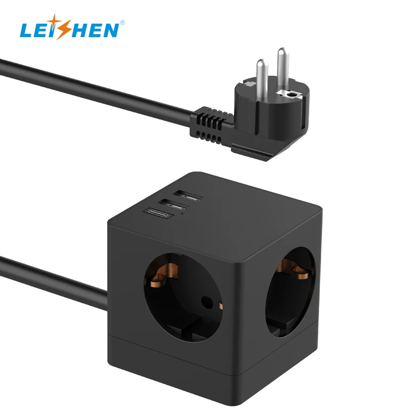 KEMA CE Certificates 16A Power Cube USB Multiple Socket