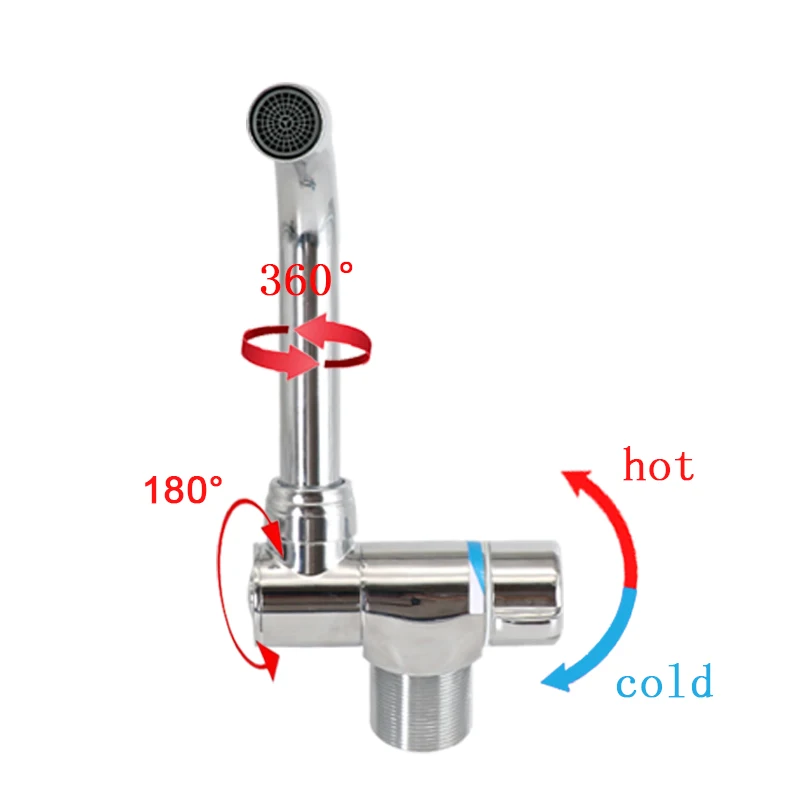 Hwhongrv Campervan 4-Way Water Tap - Flexible & Movable