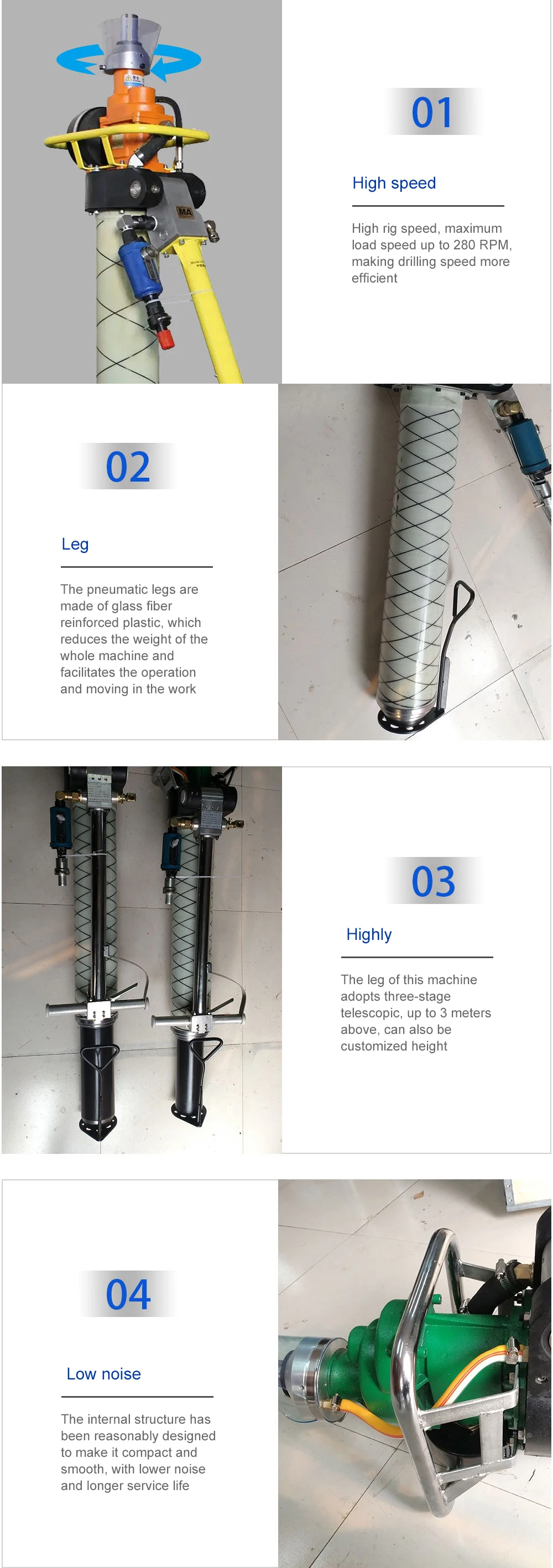 Mining Mqt Series Pneumatic Roof Bolter/coal Mine Drill Rig Rock Bolt ...