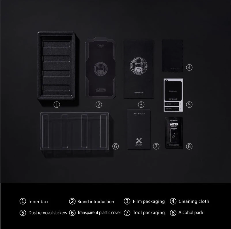 2023 New 3 In 1 Packs High Quality 0.33mm Tempering Glass Mobile Cell ...