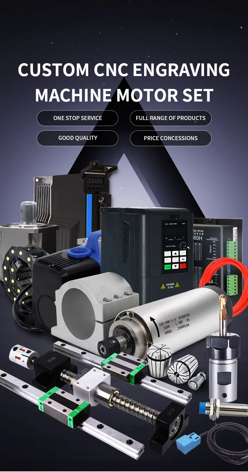 Complete Stepper Motor Kit for CNC Engraving Machines