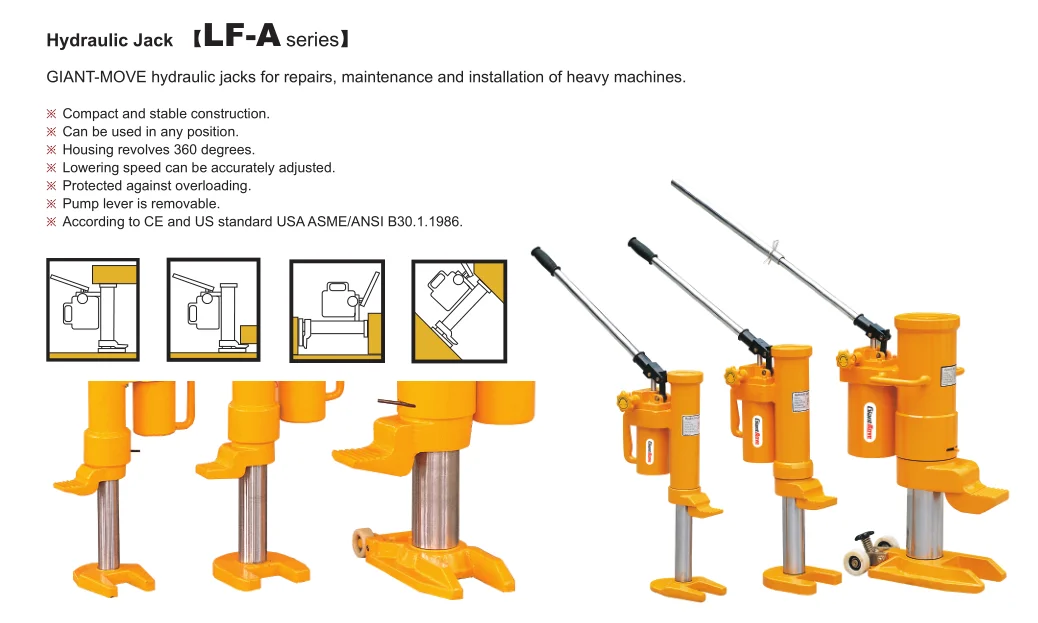 Professional Heavy Duty Hydraulic Lifting Jack Hydraulic Forklift Jack ...