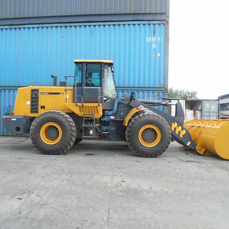 5 Ton Payloader Wheel Loader Zl50gv With Enlarged Bucket - Buy 5 Ton ...