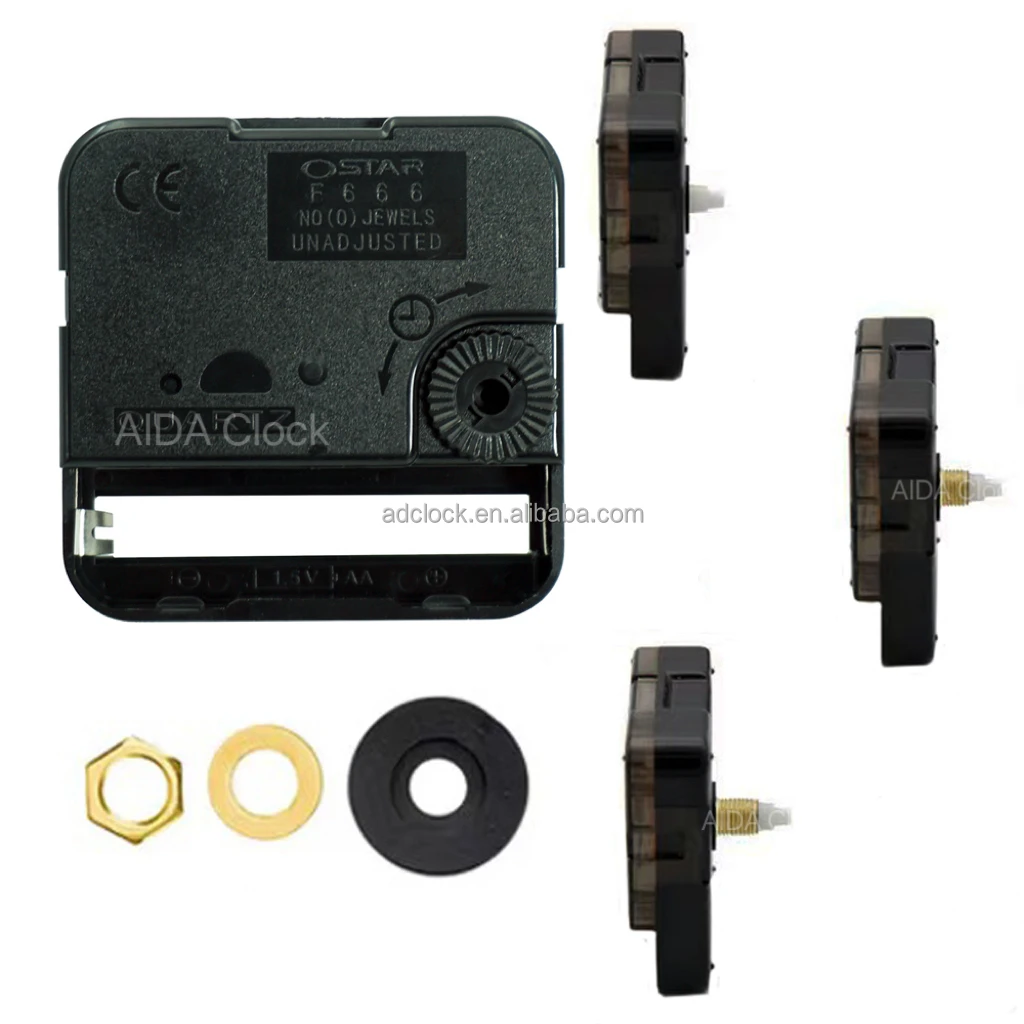 DIY Step Wall Clock Mechanism Ticking Clock Movement Step Clock Motor ...