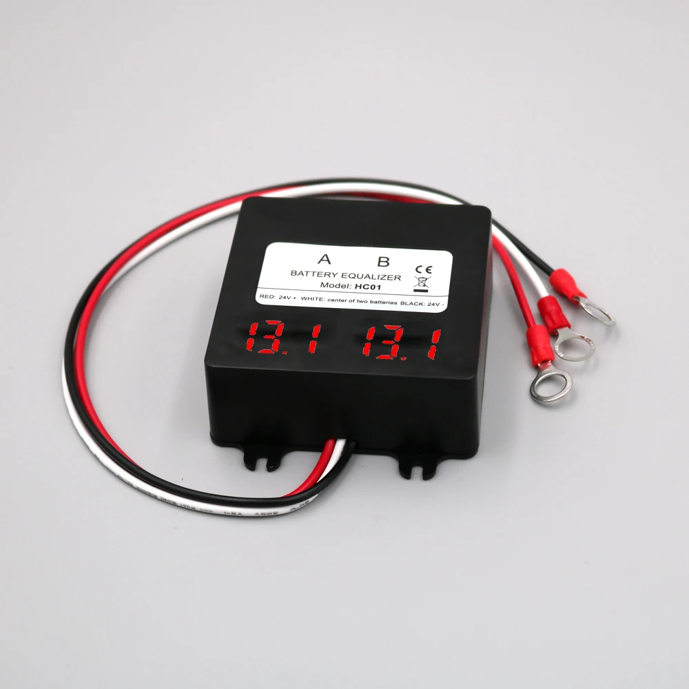 HC01 12V 5A Battery Bank Equalizer Balancer with LCD for Lead-Acid ...