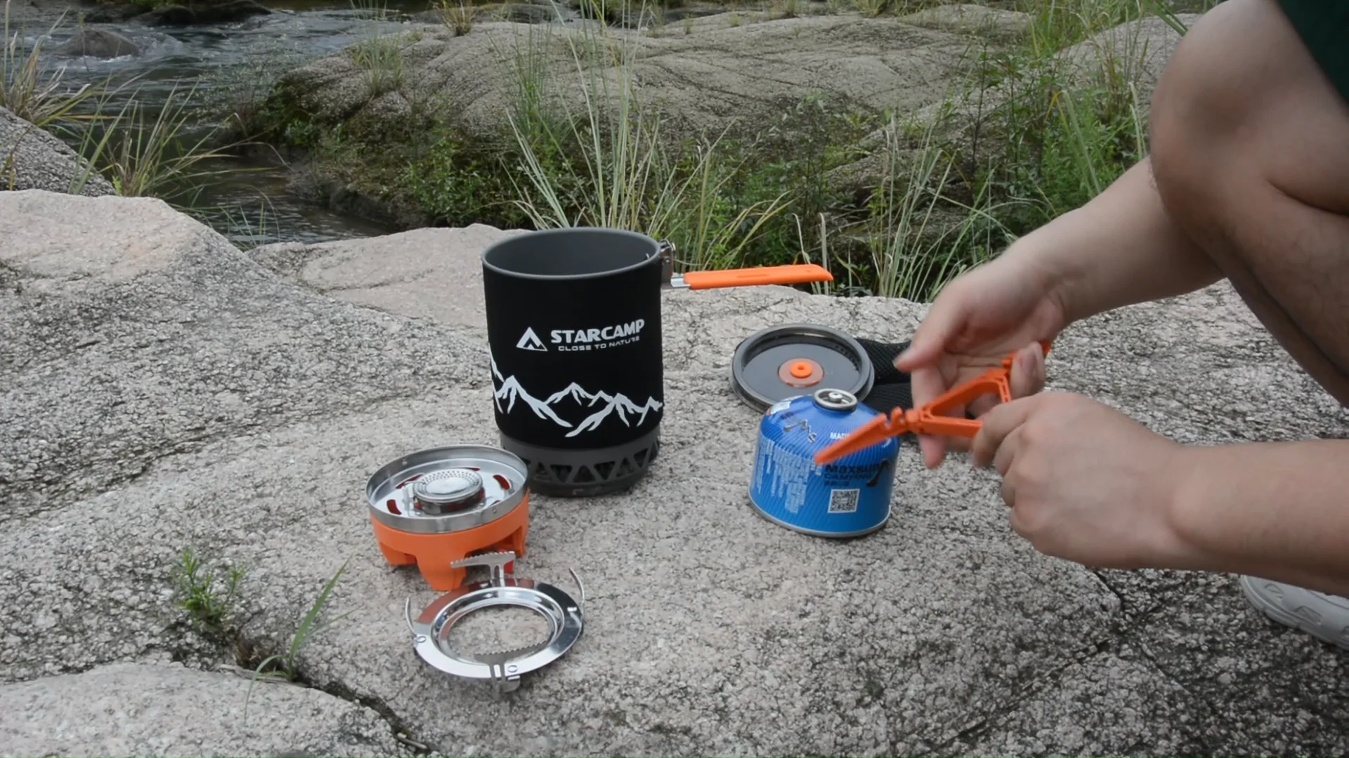 Starcamp 1800ml Outdoor Camping Cooking System Hiking Fastboil Jet ...