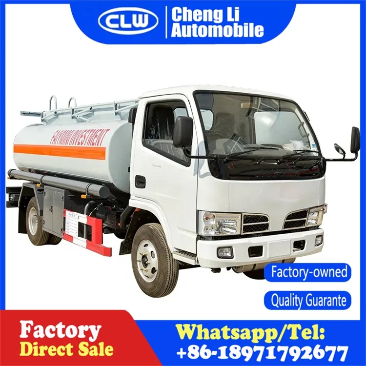 Dongfeng Mini Diesel Cooking Oil Tank 4x2 5000 Liters Fuel Transport ...