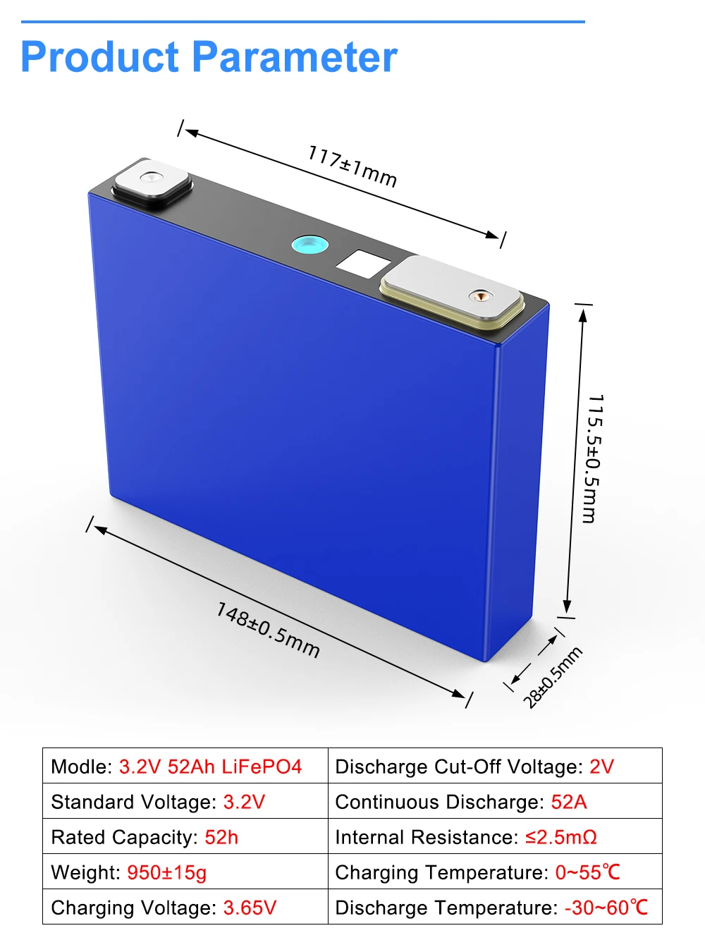 Gotion 50ah Lithium Ion Battery - Reliable Energy Storage