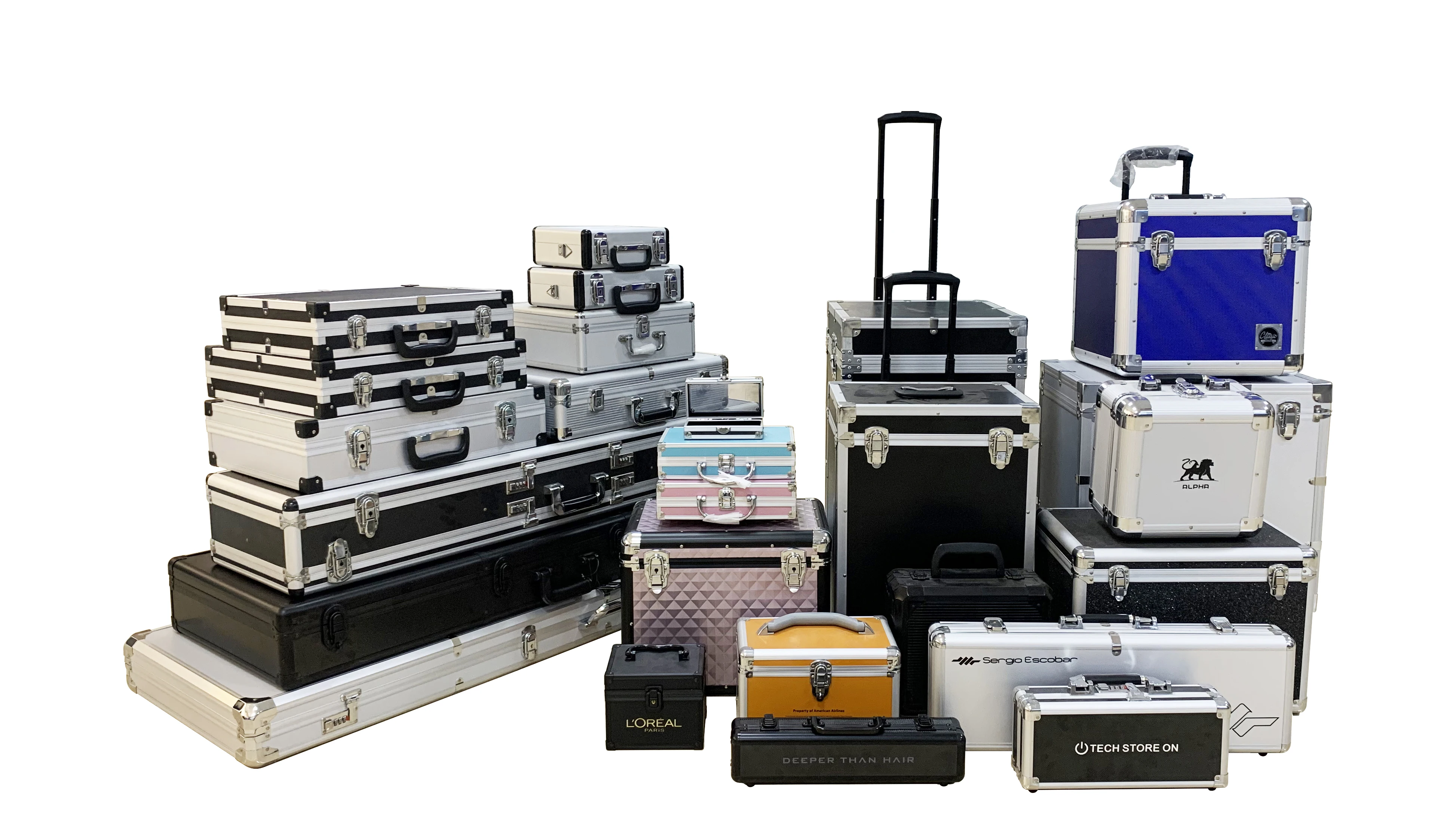 Custom Wheeled Hard Aluminum Flight Case For Equipment Transportation ...