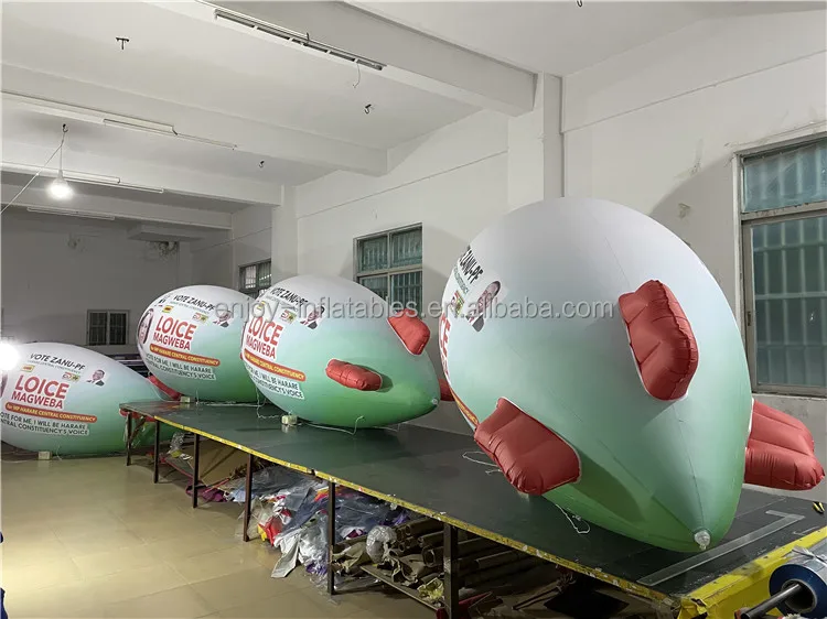 3m 4m 5m 6m 7m 8m Inflatable Helium Airship Balloon,inflatable Helium ...