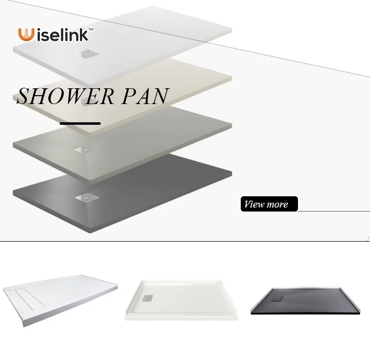 Easy Installation Solid Surface Shower Wall Panels Tray Kit for ...