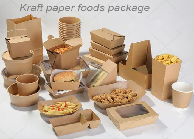 Disposable Food Parcel Plate Box Packaging Sealer For Paper Food Box ...