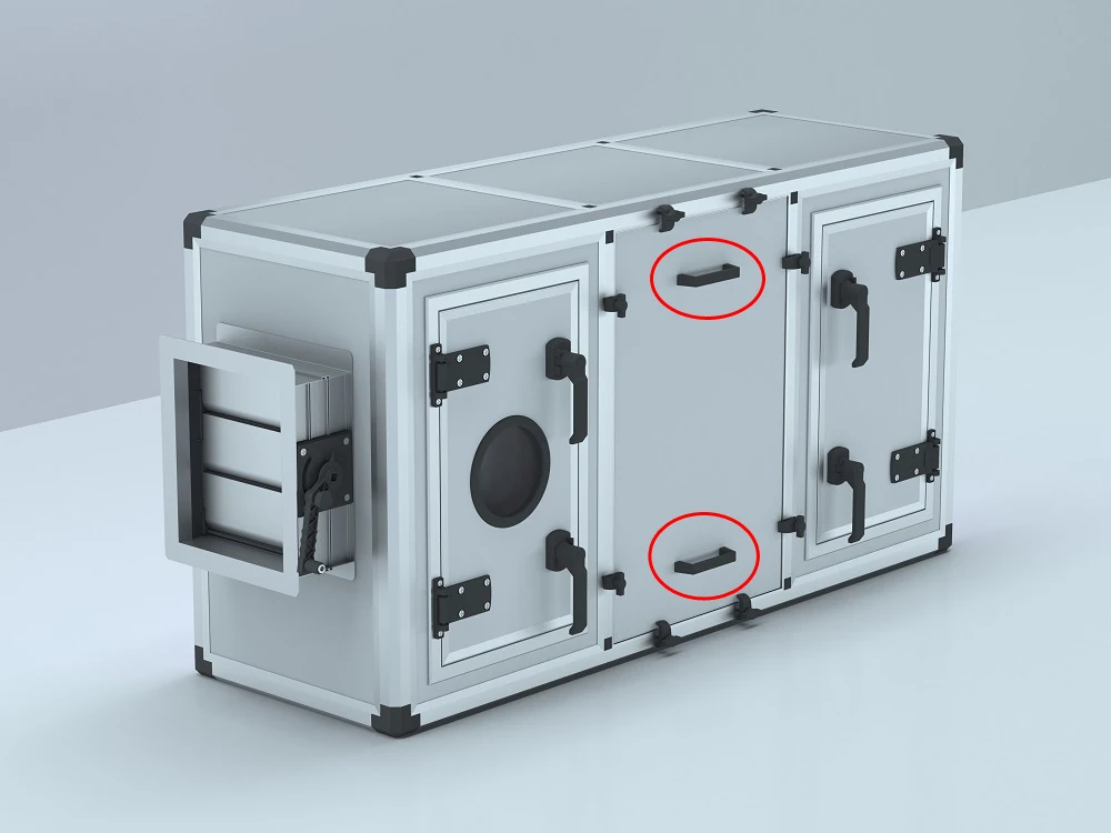 Air Conditioner Parts Air Handling Unit Plastic Pa Handle For Ahu Panel ...