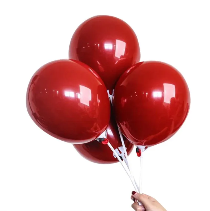 Ruby Red Balloons Jewel Red Latex Balloons Burgundy Balloons For ...
