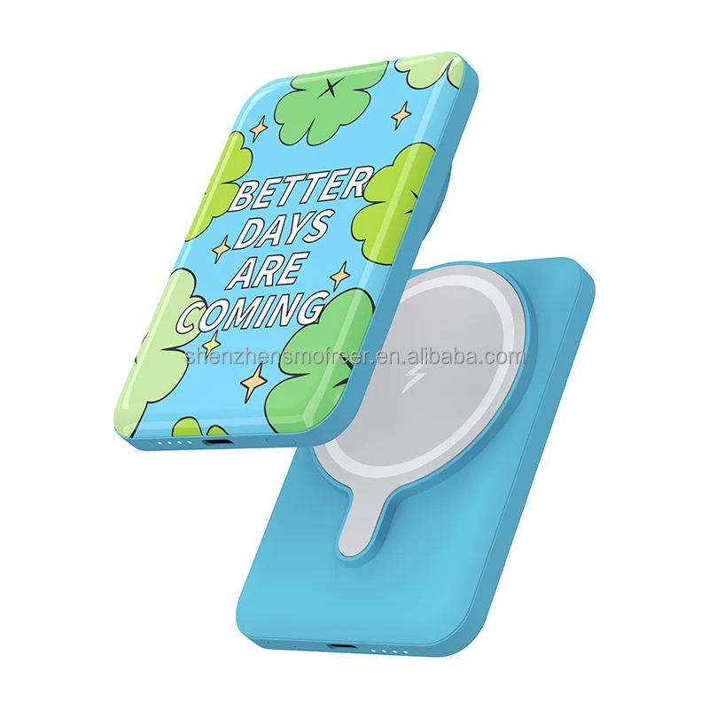 Custom Wireless Power Bank Logo Fast Charger Wholesale 5000Mah Rohs ...