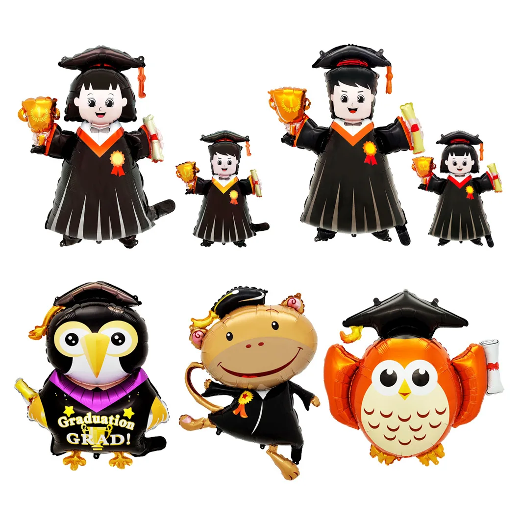 Giant Congrats Graduation Doctor Foil Balloons Bear Grad Ceremony Party ...