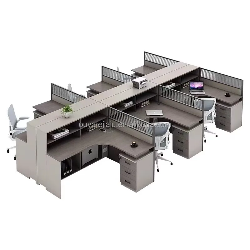 Modern Office Partition Deskadministrative Workstation Desk Furniture ...