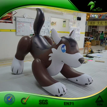 Hongyi Inflatable Brown Wolf,Giant Pvc Animal Toy - Buy Inflatable ...