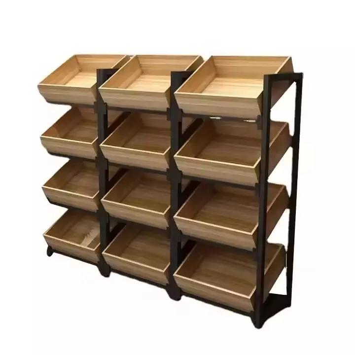 Good Quality Supermarket Equipment Fruit And Vegetable Display Metal ...