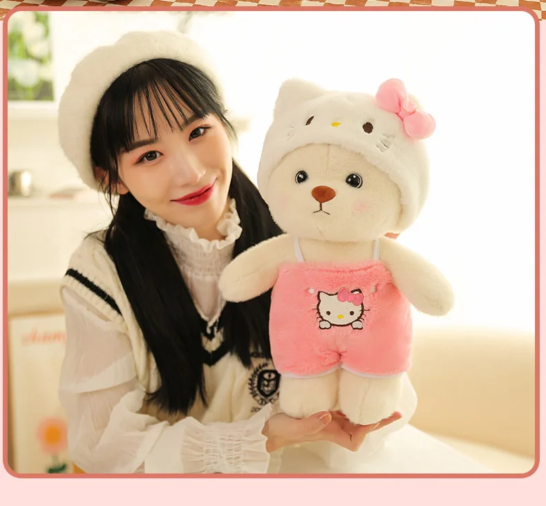Kawaii Disguise Teddy Bear Kid's Plush Toys - Soft & Warm