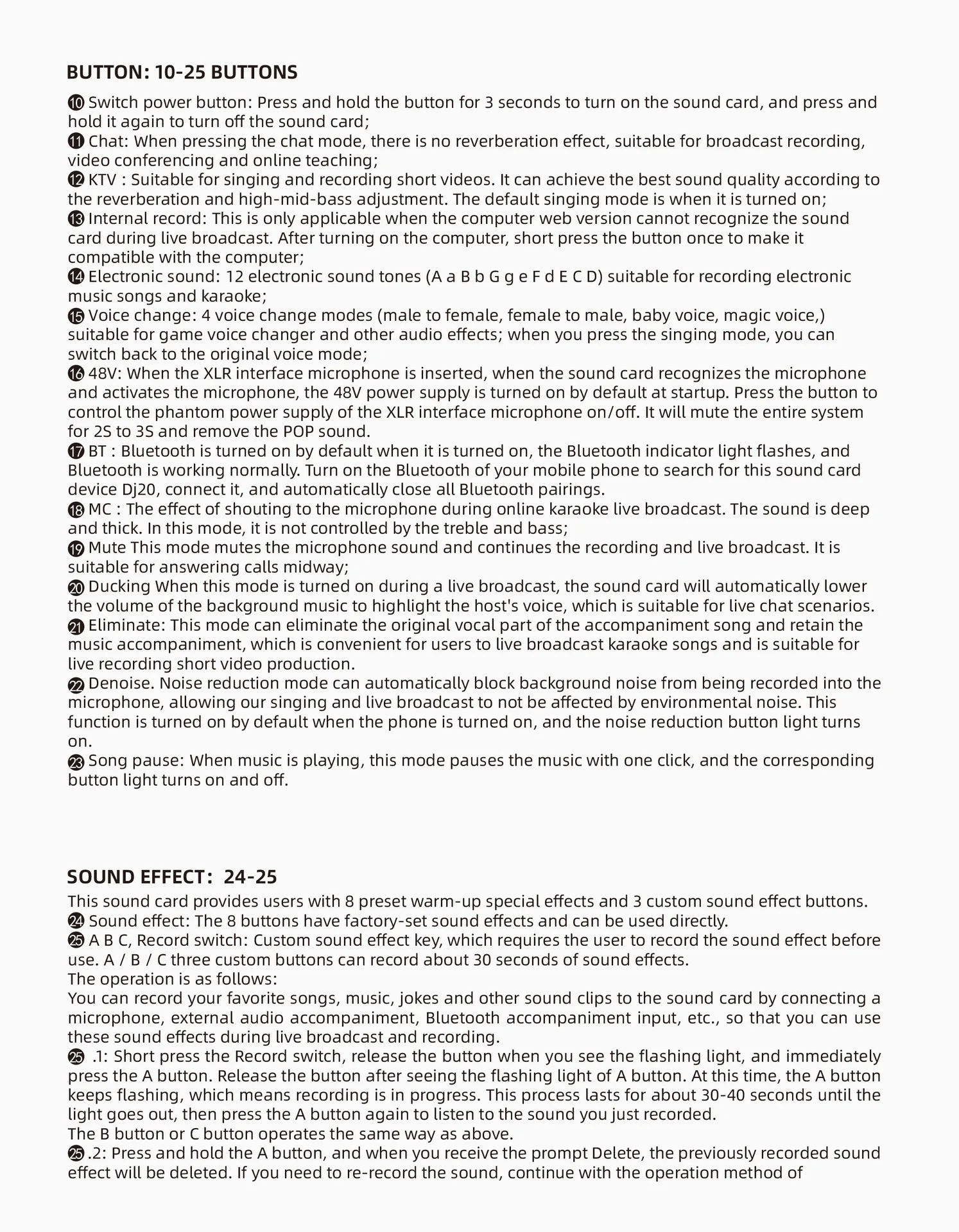 2024 48V Sound Card Full Set for Podcasting & Live Streaming