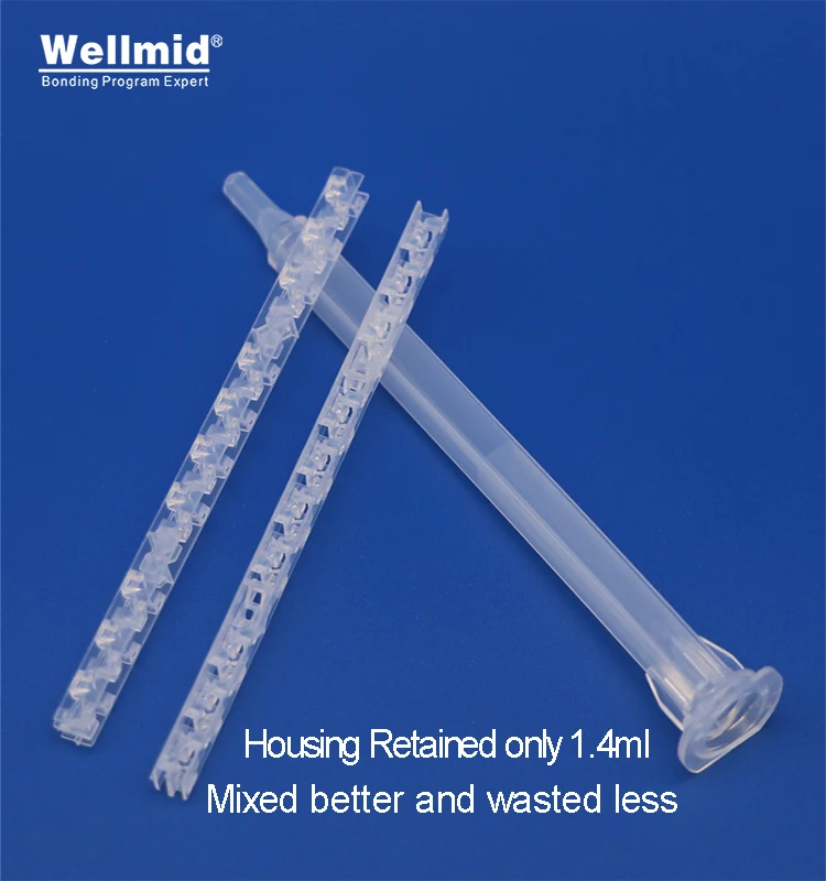 Original Plastic Turbo Bayonet Static Mixer Tube for ARALDITE