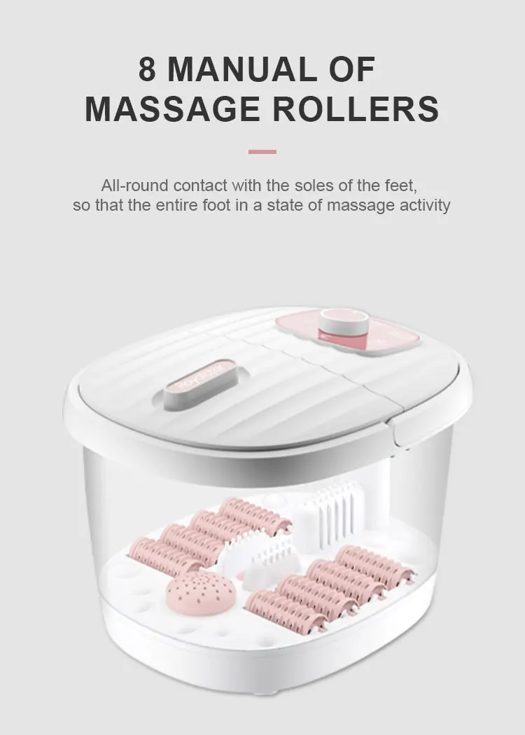 Ce Quality Good Foot Heating Spa Bath Massager With Heat Automatic ...