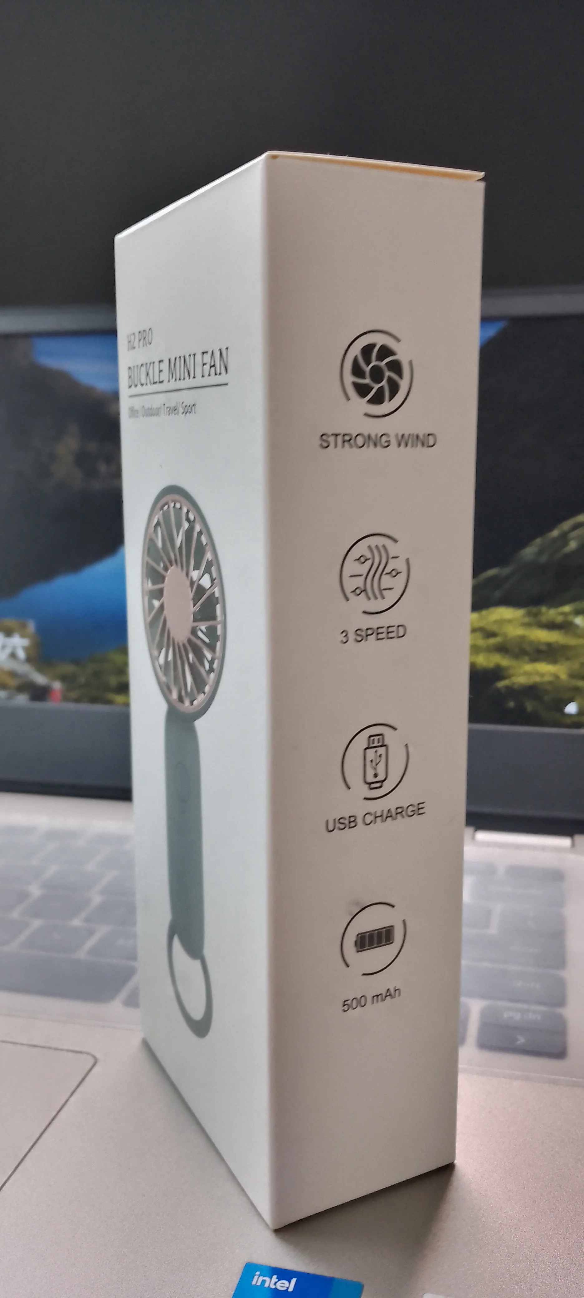 Mini Portable Fan Dual Motors Powerful Handheld Fan Cute Design 3 Speed ...