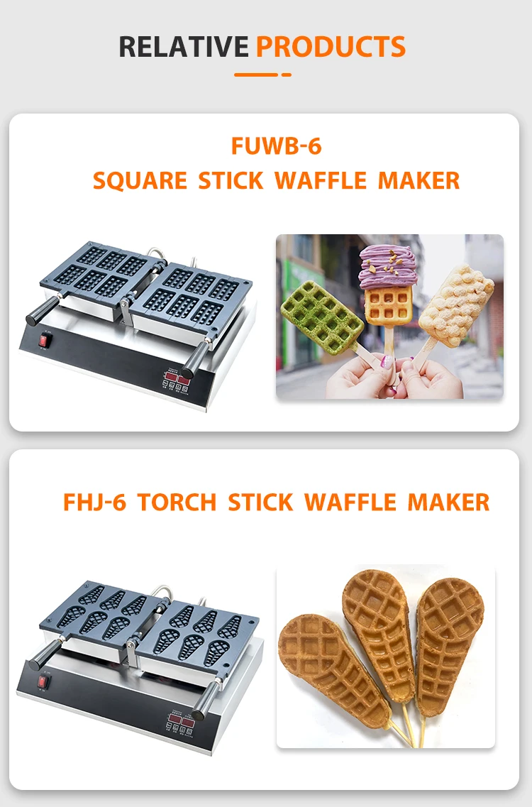 Commercial Electric Honeycomb Waffle Machine Non-stick Waffle Cake ...