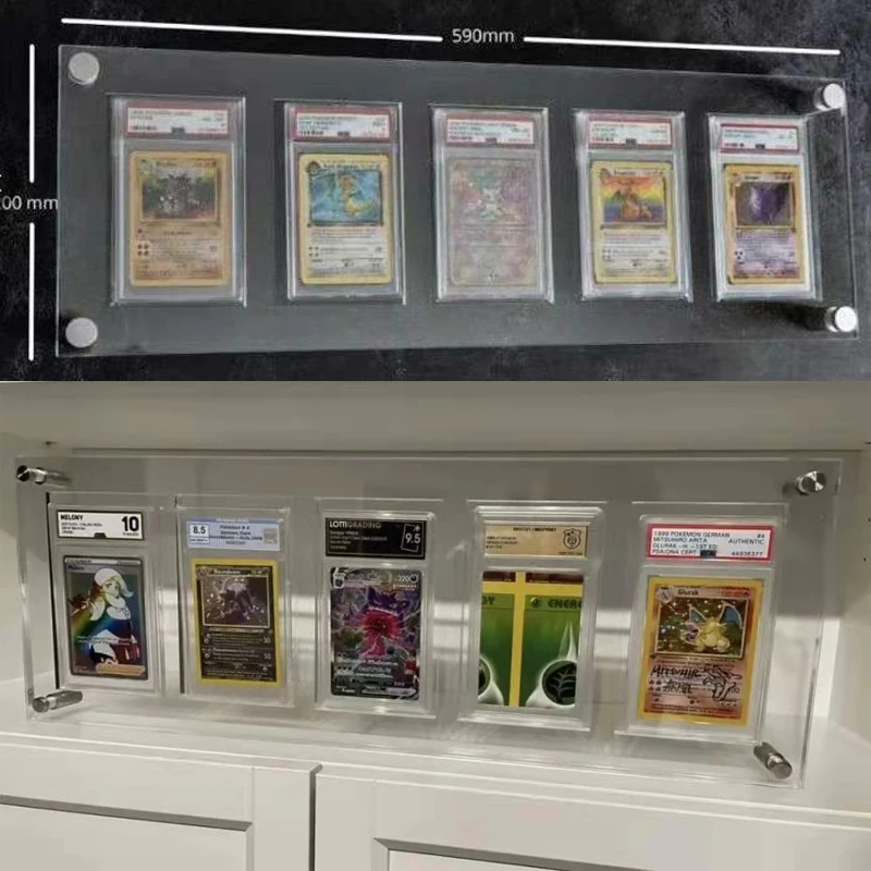 Custom Psa Bgs Cgc Acrylic Display Case Stand Wall Mount Slab Display ...