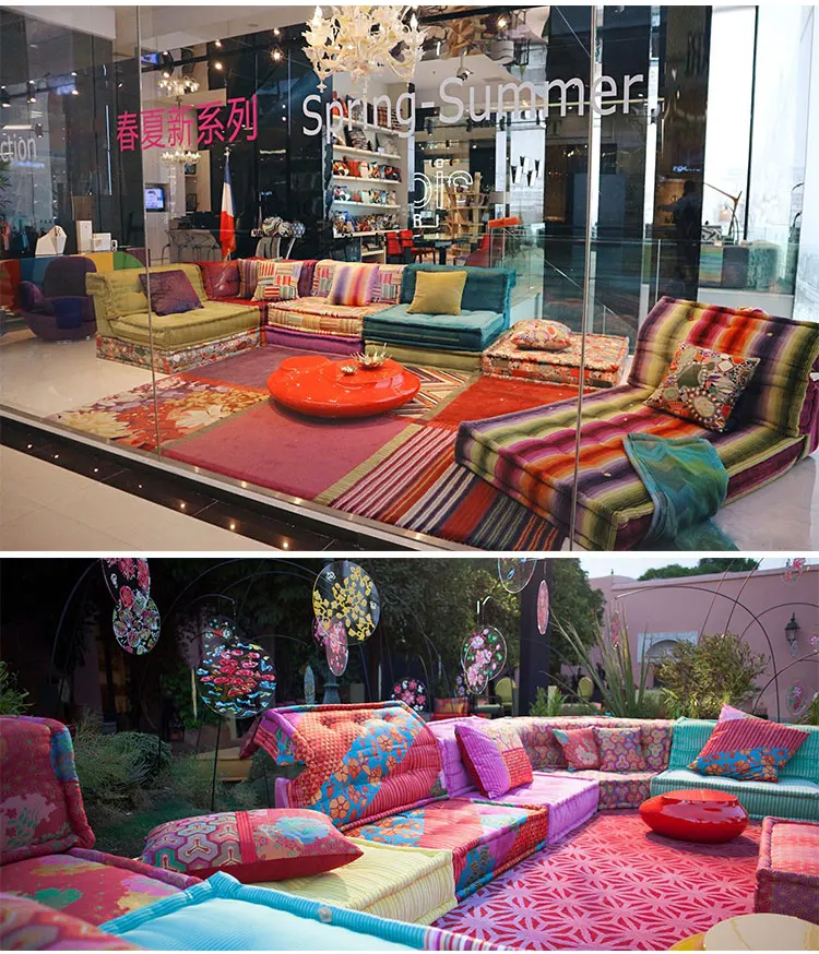 Modern Mah Jong Sofa Sectional Couch - Modular Floor Sofa Set for ...