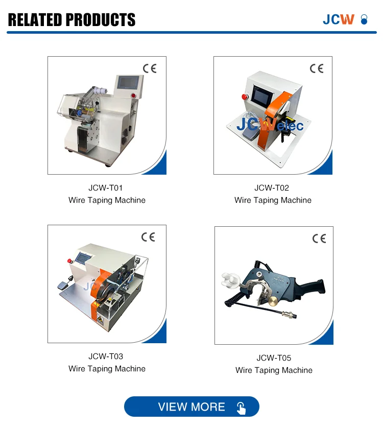 Jcw-t05 Semi Automatic Wire Cable Tape Winding Machine Wrap Around ...