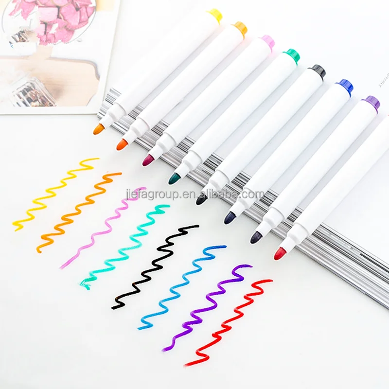 Water Base Thin Dry Erase Whiteboard Marker - Buy 12colors ...