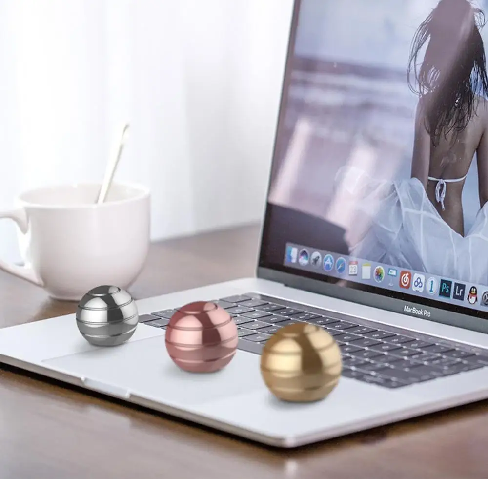 Kinetic Desk Toy Fidget Spinner Ball Office Stress Relief Spinner Toys ...