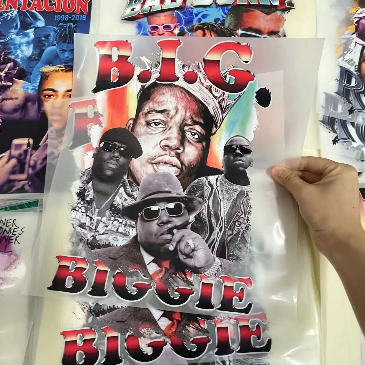 Custom Hip Pop Heat Transfers - DTF Designs for T-shirts