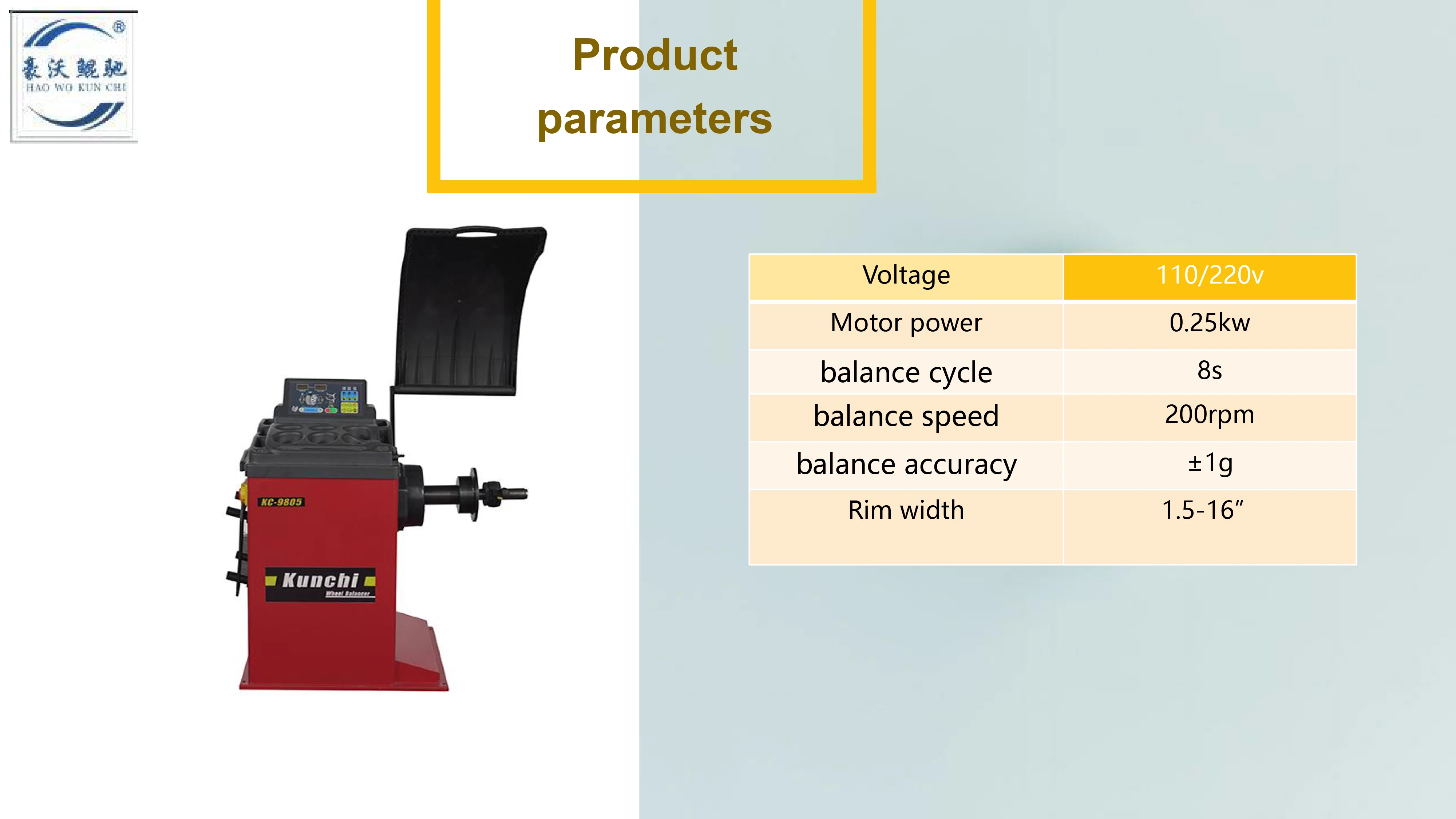 Kunchi 3d Tire Balancer Garage Equipment Auto Tire Balancing Machine ...