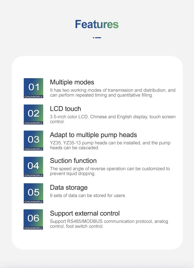 Sg600fc Multi Channel Peristaltic Laboratory Pump Medium Flow ...