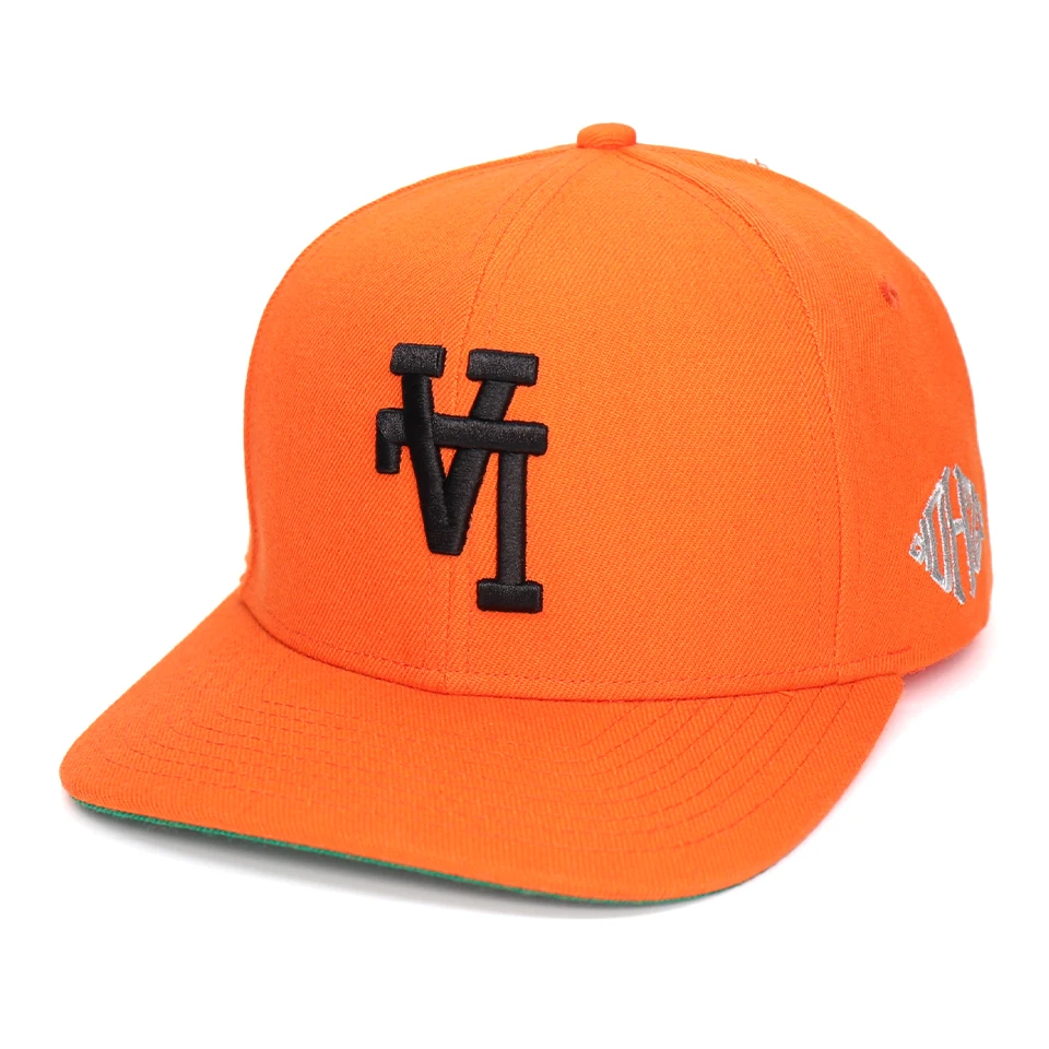 Custom Colorful 3d Embroidery Logo Acrylic Snapback Caps 6 Panel Mens ...